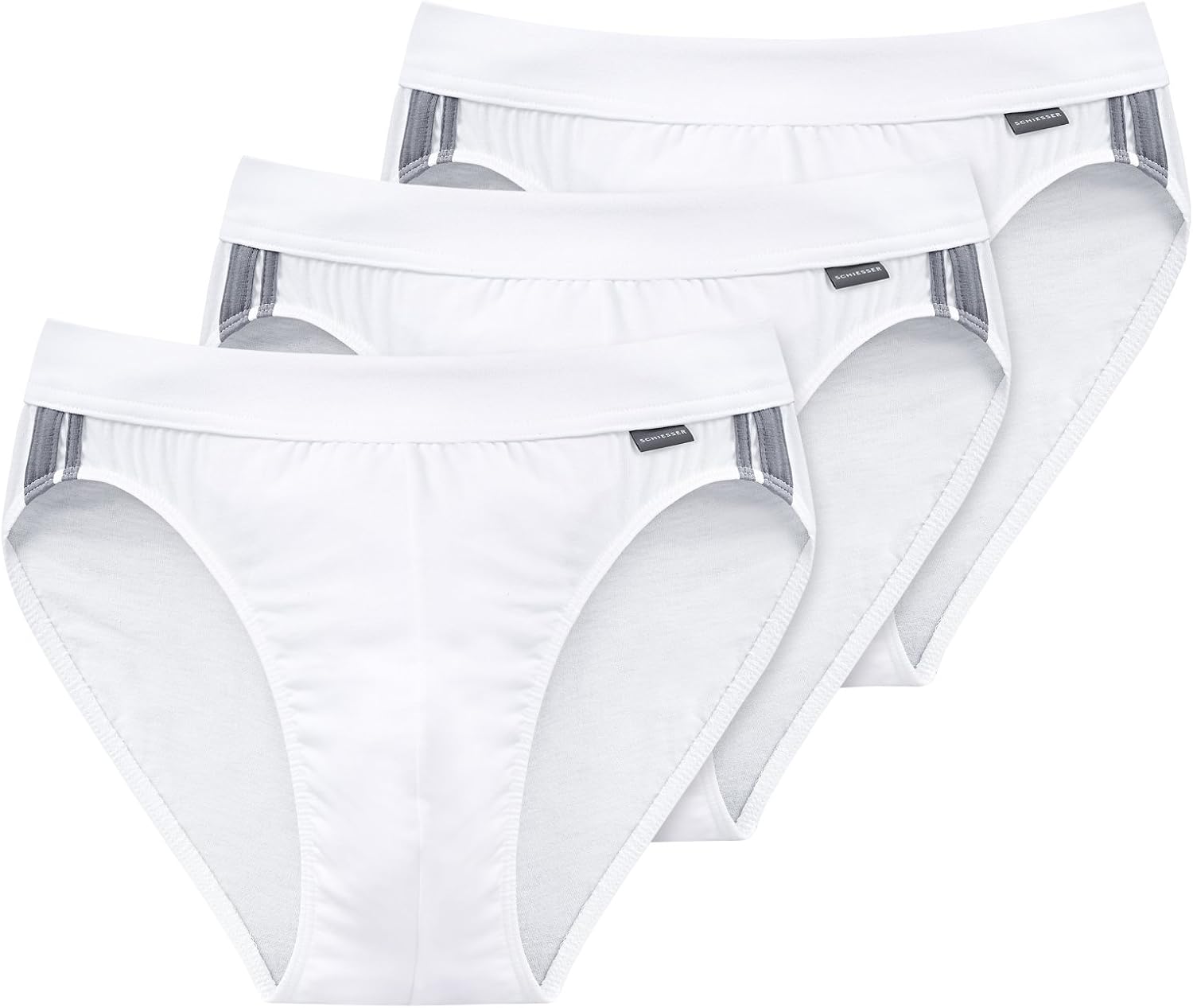 Schiesser Men's Cotton Stretch' Boxer Briefs (Pack of 3) : Schiesser ...