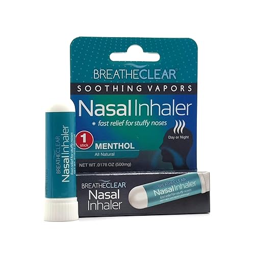 Breathe Clear Soothing Vapors Nasal Inhaler - Proprietary Blend Perfect ...