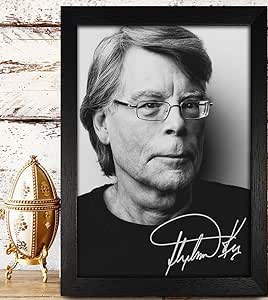 Amazon.com: FRAMED Stephen King Signed Autographed Photo 4x6 Reprint RP ...