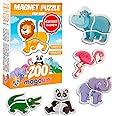 Amazon.com: MAGDUM Farm Magnetic Puzzles for Kids Ages 3-5 - Toddler ...
