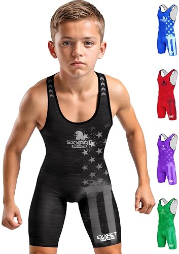 Exxact Sports Patriot Youth Wrestling Singlet For Boys, Premium ...