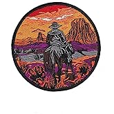 Amazon.com: Cowboy Horse Patch - 4.5x3.5 inch - Embroidered Iron on Patch