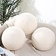 Amazon.com: Suzile 3 Pcs Round Ball Pillows Decorative 13.8 Inch Circle ...