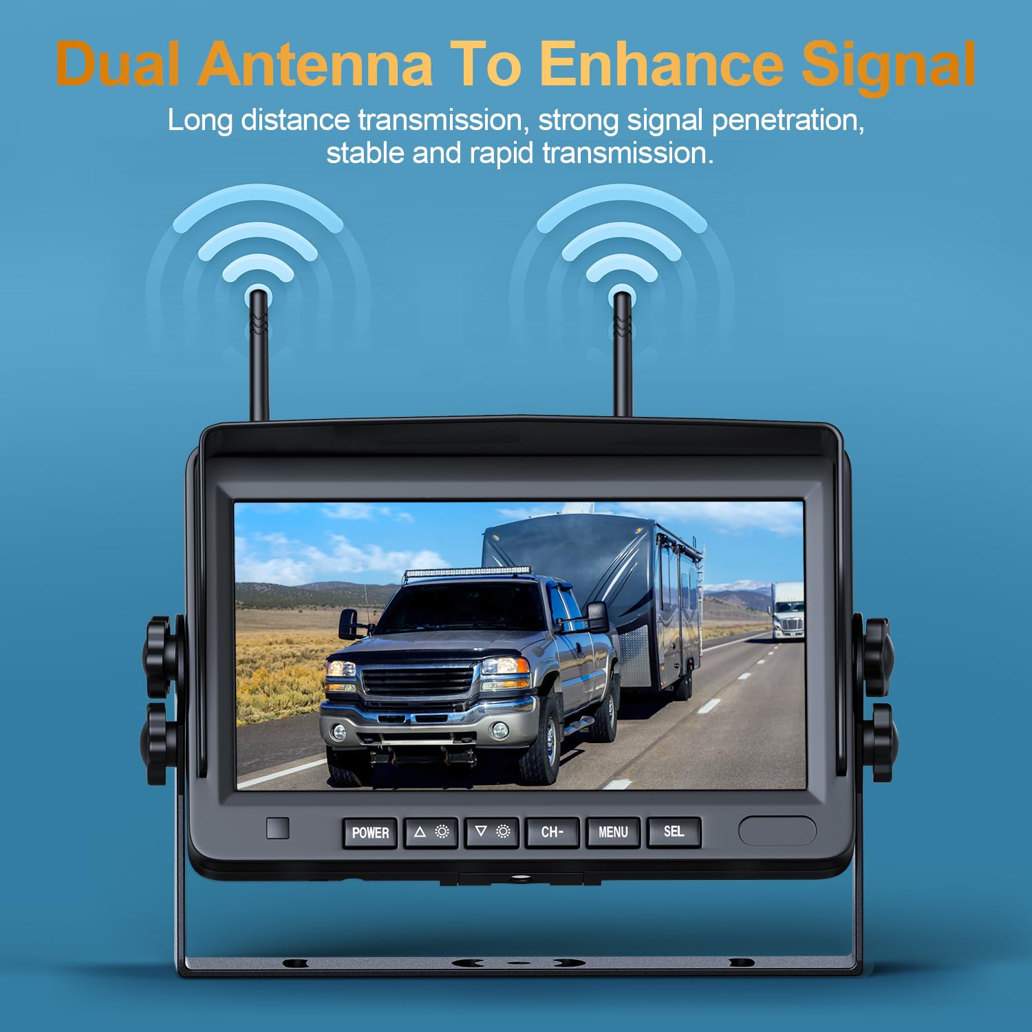 Mua RV Backup Camera Wireless HD 1080P, 7 Inch Back up Camera 4 Channel ...