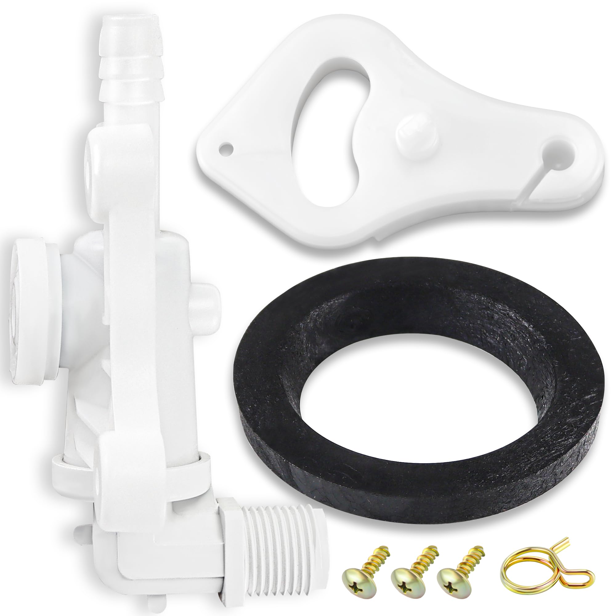 Puxyblue 34100 Toilet Water Assembly Valve Kit Replacement for Thetford ...