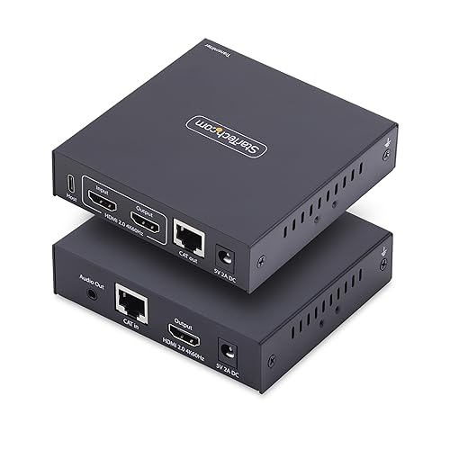 StarTech.com HDMI KVM Extender Over IP Network, 4K 60Hz, Driverless ...