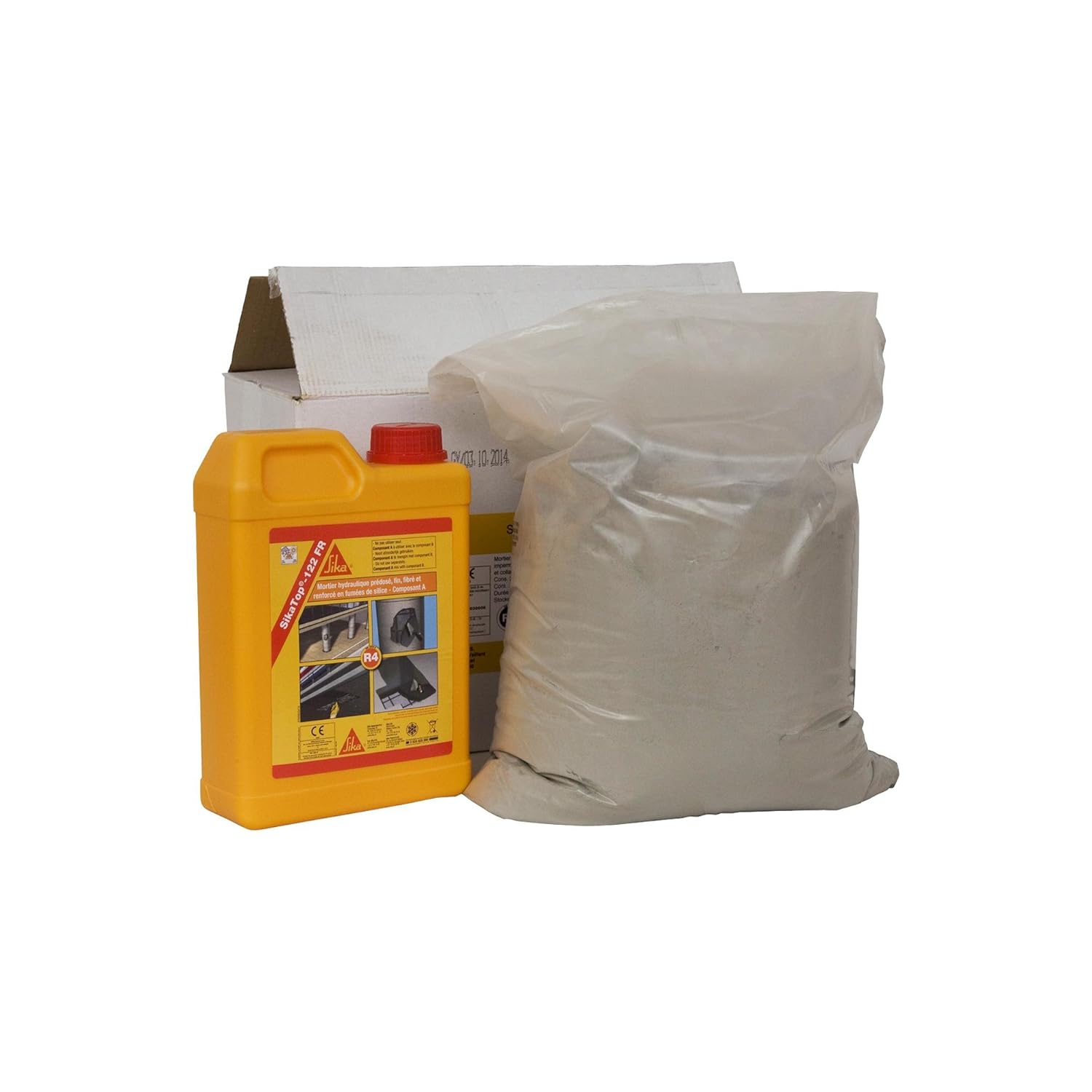 SikaTop-122 FR - Fiber mortar for making chamfers - Sika - 14 Kilos ...