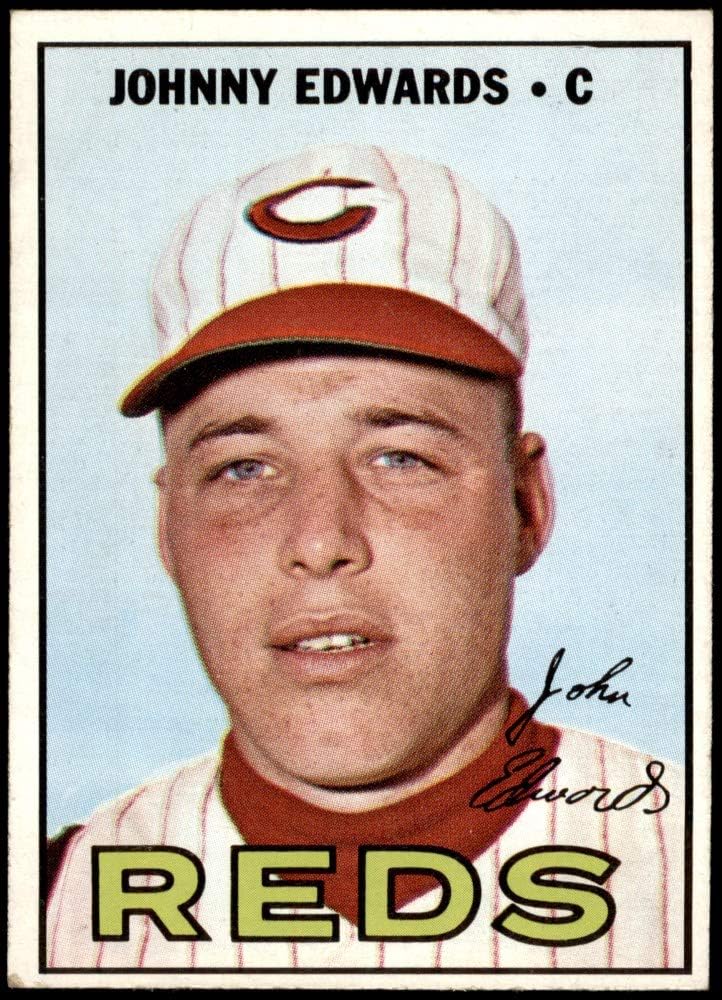 Amazon.com: 1967 Topps # 202 Johnny Edwards Cincinnati Reds (Baseball ...