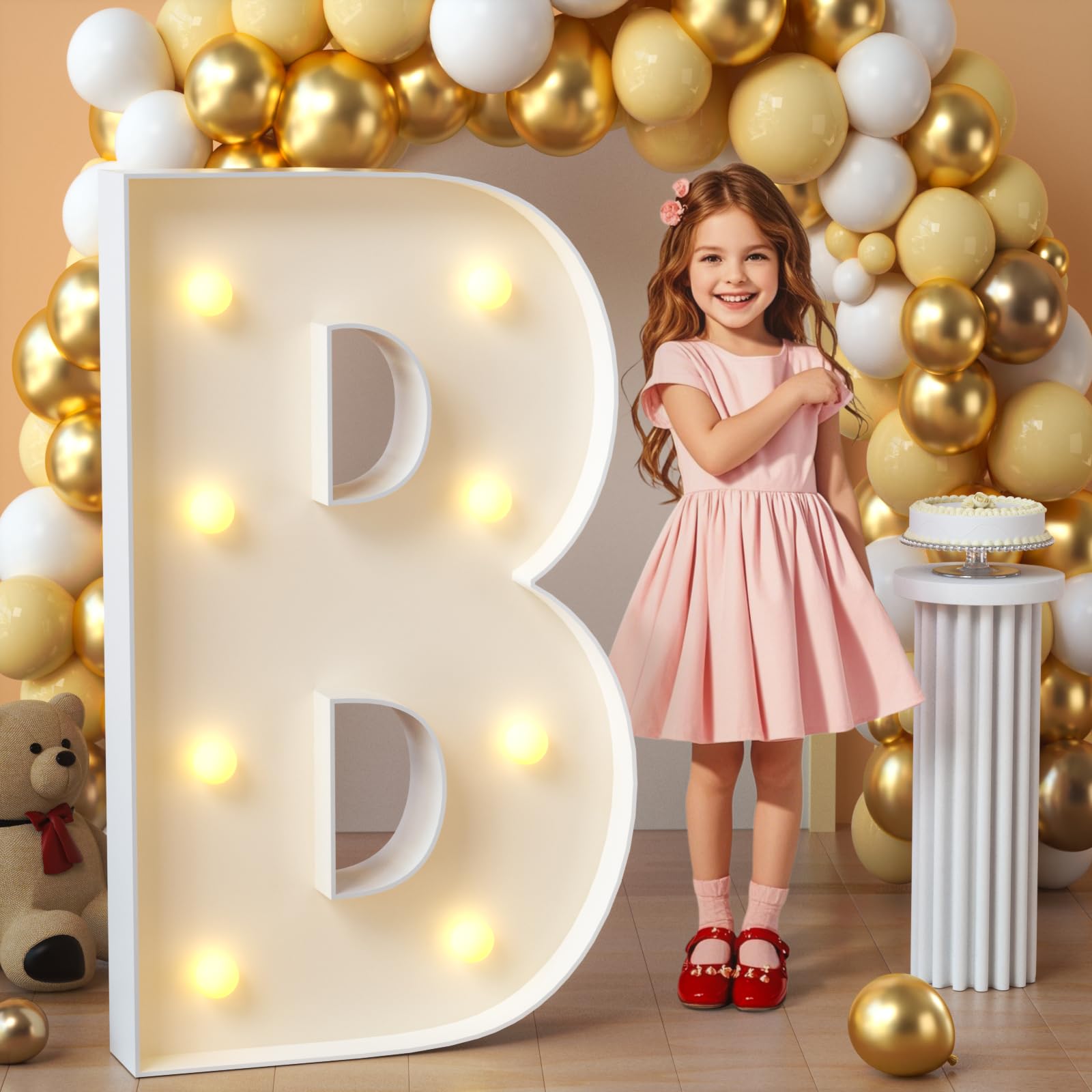 imprsv Marquee Light Up Letters, Mosaic Letters 3FT Marquee Letters for ...