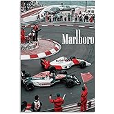 Amazon.com: NBHYK Marlboro F1 Posters Formula 1 Poster For Walls Racing ...