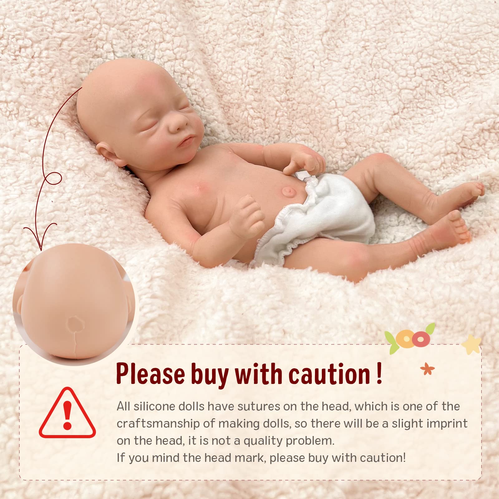 Mua BABESIDE 12 Inch (Weight 3.3 Lb) Lifelike Reborn Baby Dolls ...