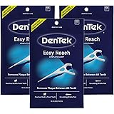 Amazon.com : DenTek Complete Clean Easy Reach Floss Picks, Advanced Fluoride Coating, Mouthwash ...
