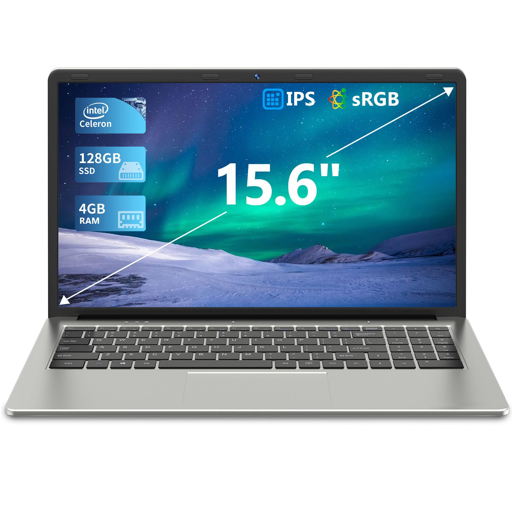 Mua SGIN 15.6 Inch Laptop,4GB DDR4 128GB SSD,Intel Celeron Quad-Core Processor,Windows 11 Laptop ...