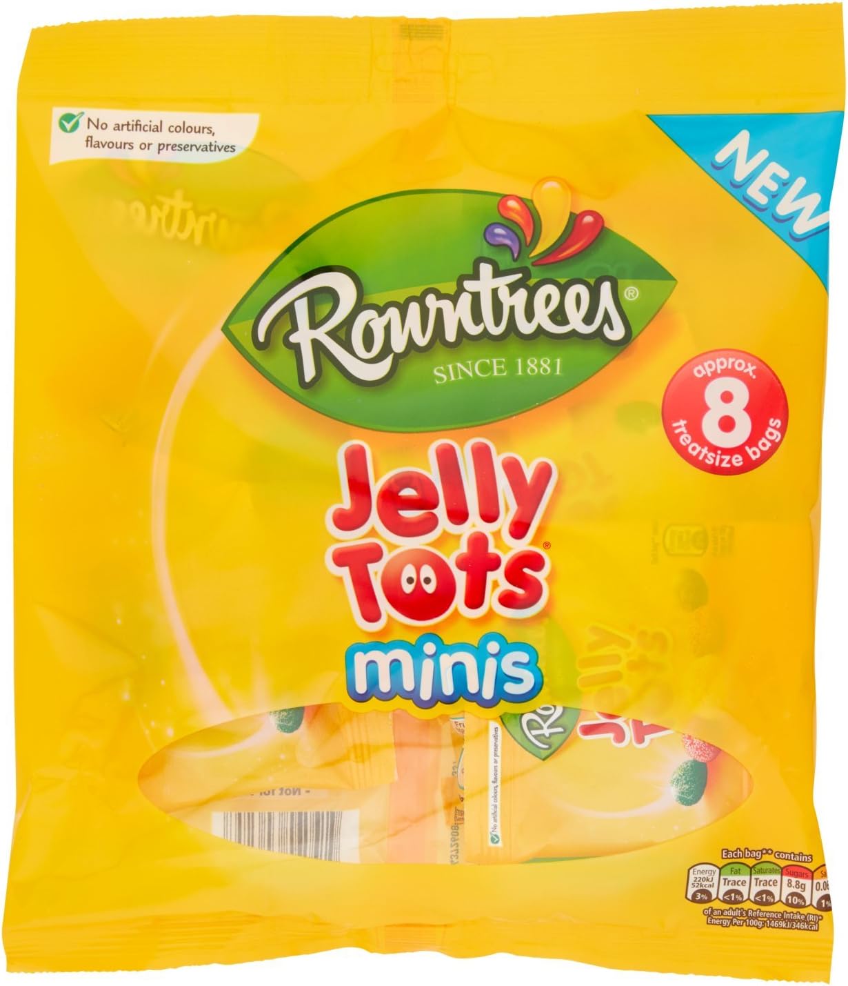 Rowntrees Jelly Tots Mini Bags, 120 g (Pack of 10): Amazon.co.uk: Grocery