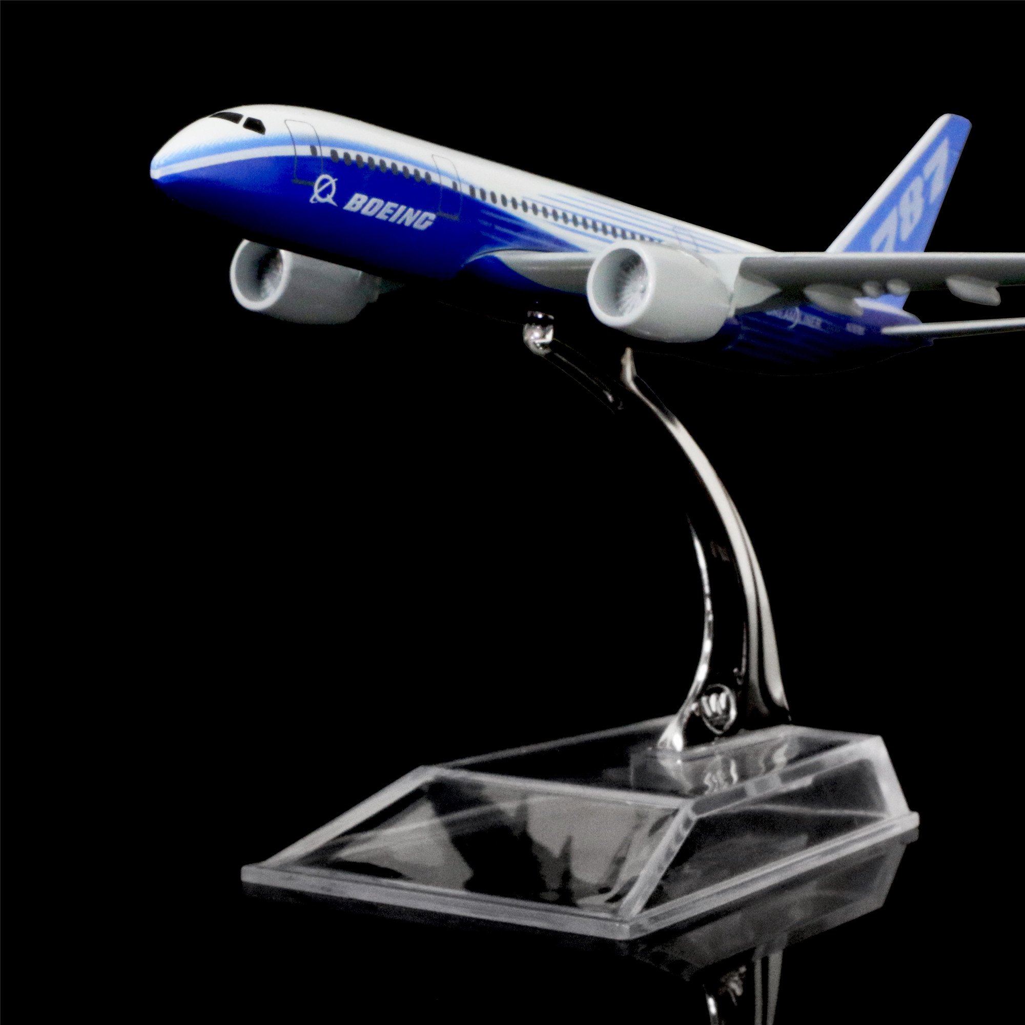 24-Hours Boeing 787 Plane Model Alloy Metal Model Airplane Die-cast 1: ...