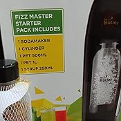 Mr. Butler Fizz Master Sodamaker Starter Kit: Amazon.in: Home & Kitchen