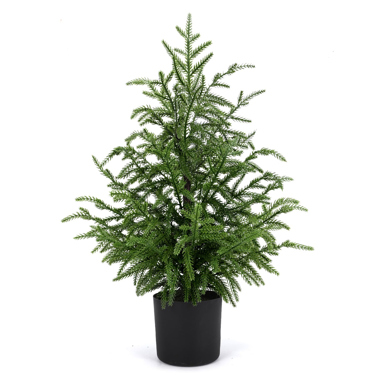 ENVEN 2FT Artificial Norfolk Pine Christmas Tree – Tabletop Faux Tree ...