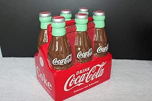 Amazon.com: Ceramic Coca-Cola Cookie Jar Six Pack of Bottles: Kitchen ...