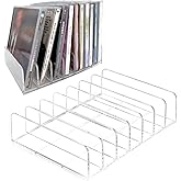 Amazon.com: Vowcarol CD Holder 2 Pack, Clear Acrylic CD Organizers, CD ...