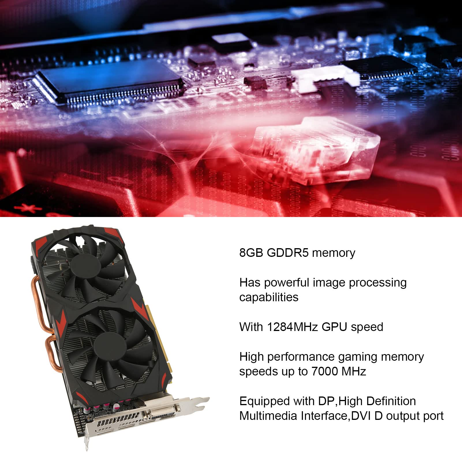 Mua Sanpyl RX 580 Gaming Graphics Card, 8GB GDDR5 256 Bit Video Game ...