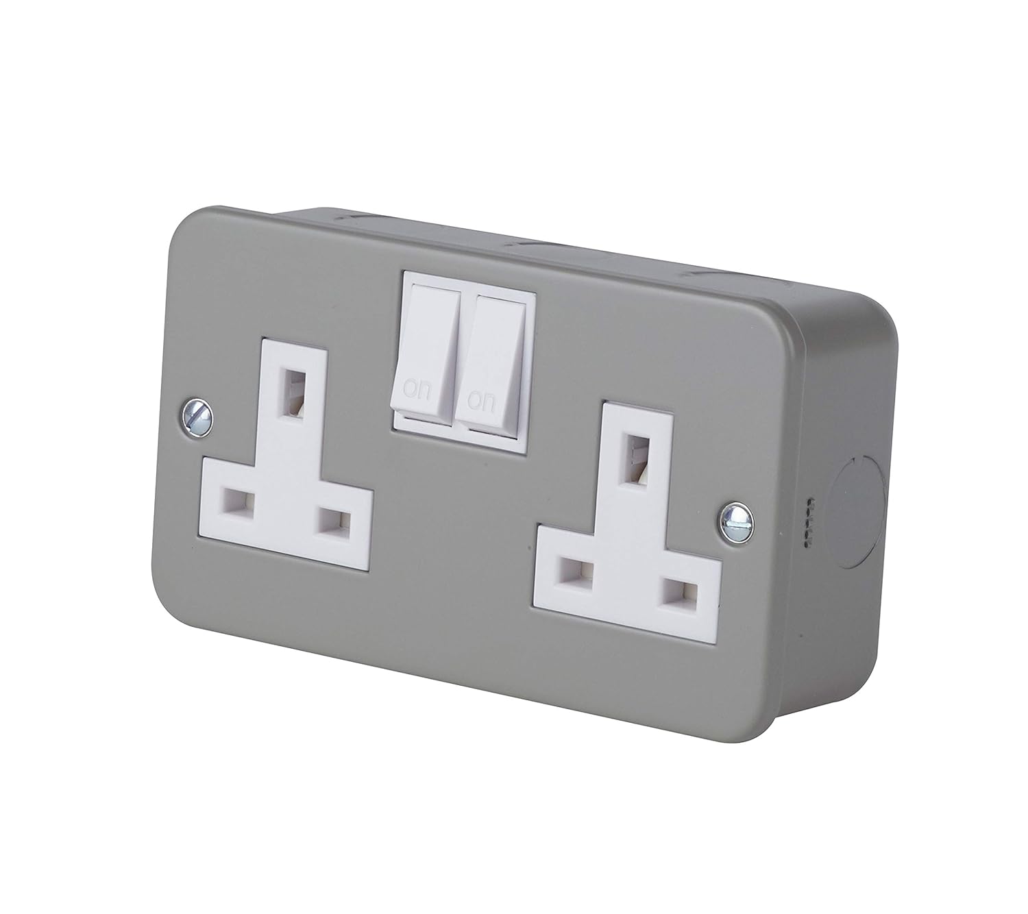 Schneider Electric Exclusive Metal Clad – Switched Double Power Socket ...