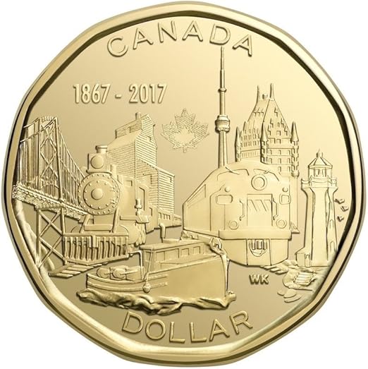 2017 Canada 150th Anniversary $1 Loonie, Coins - Amazon Canada