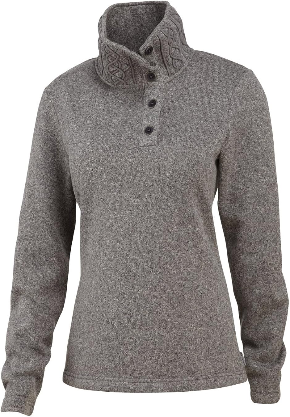 Merrell Women's McKenzie Corded Pullover Sweatshirt-Basalt Heather ...