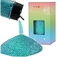 Amazon.com: HTVRONT Holographic Extra Fine Glitter - Teal Blue Glitter ...