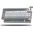 Amazon.com: Womier 75% Keyboard QMK/VIA, Wireless Keyboard Creamy Gaming CNC Aluminum, Tri-Mode ...