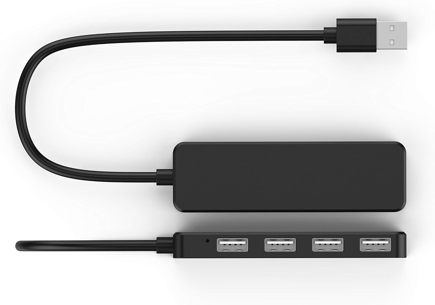 USB Hub With Type C adapter, 4-Port Ultra-Slim USB 2.0 Hub Portable ...