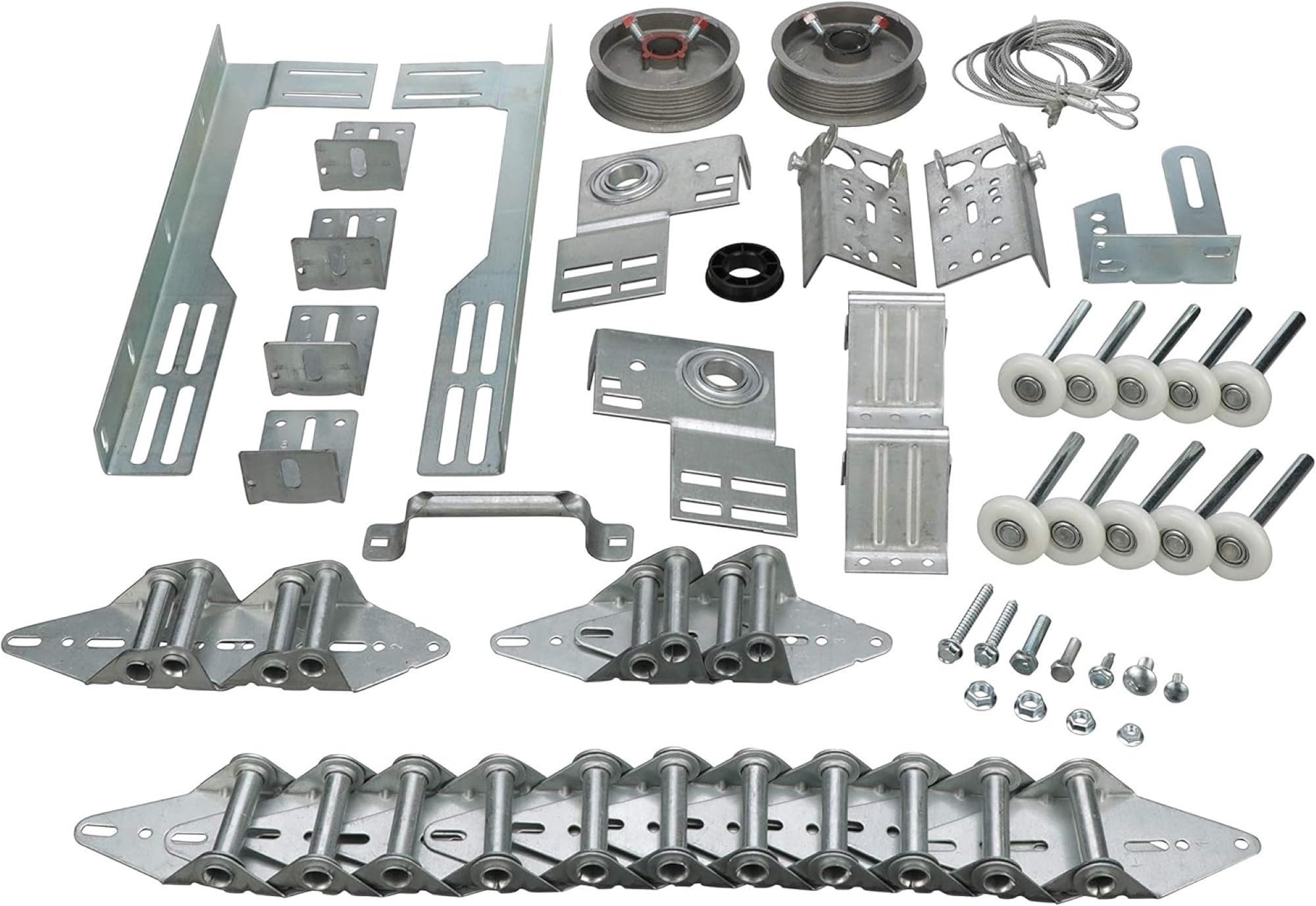 G.A.S. Hardware Garage Door Parts Installation Bundle Kit Set for 16 ...