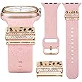 Amazon.com: VISOOM Watch Charms Compatible for Apple Watch Band 40mm ...