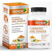 Renew Actives Turmeric Curcumin Liquid Extract with Ginger & Lemon Oil ...