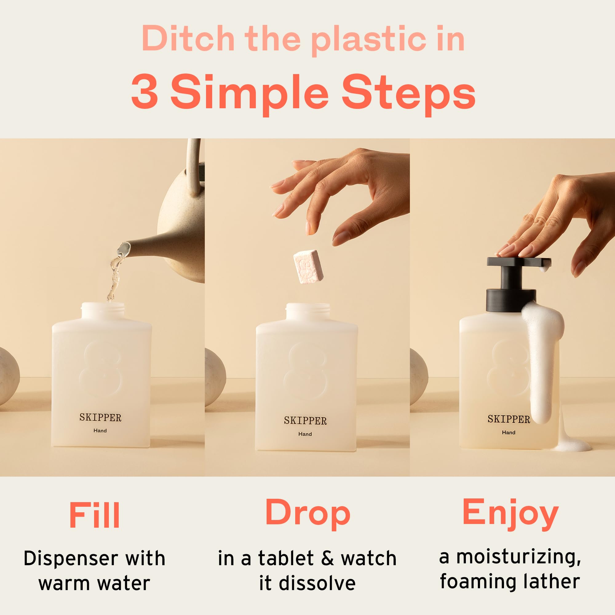 Mua Tirtyl Skipper Foaming Hand Soap Tablet Refills - 12 Pack - 96 fl ...