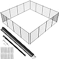 Amazon.com : VEVOR Pool Fence, 4 x 48 FT Pool Fences for Inground Pools ...