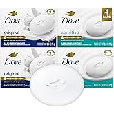 Amazon.com : Dove Soap, Original Beauty Bar Pack (4 Soap Bars) – 3-in-1 Moisturizing Face, Body ...