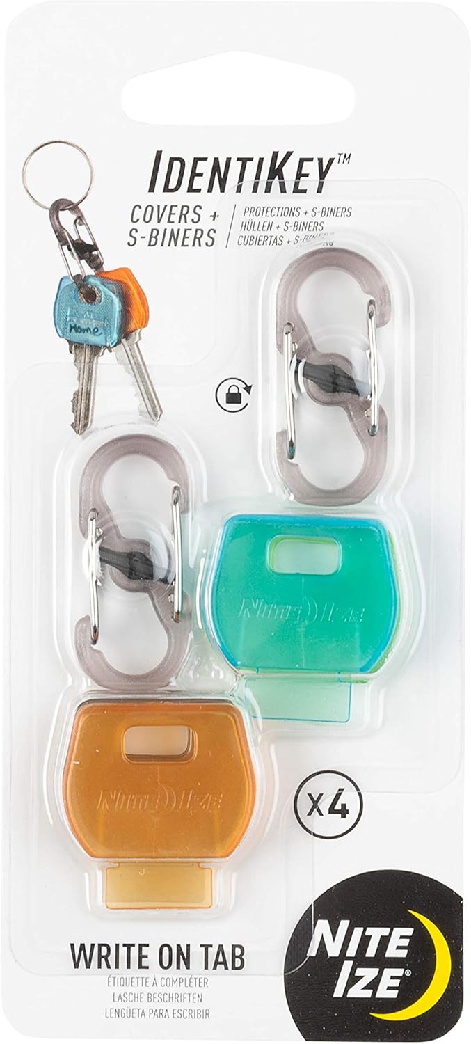 Amazon.com: Nite Ize Identikey Covers + S-Biner Key Clips, Write-On ...