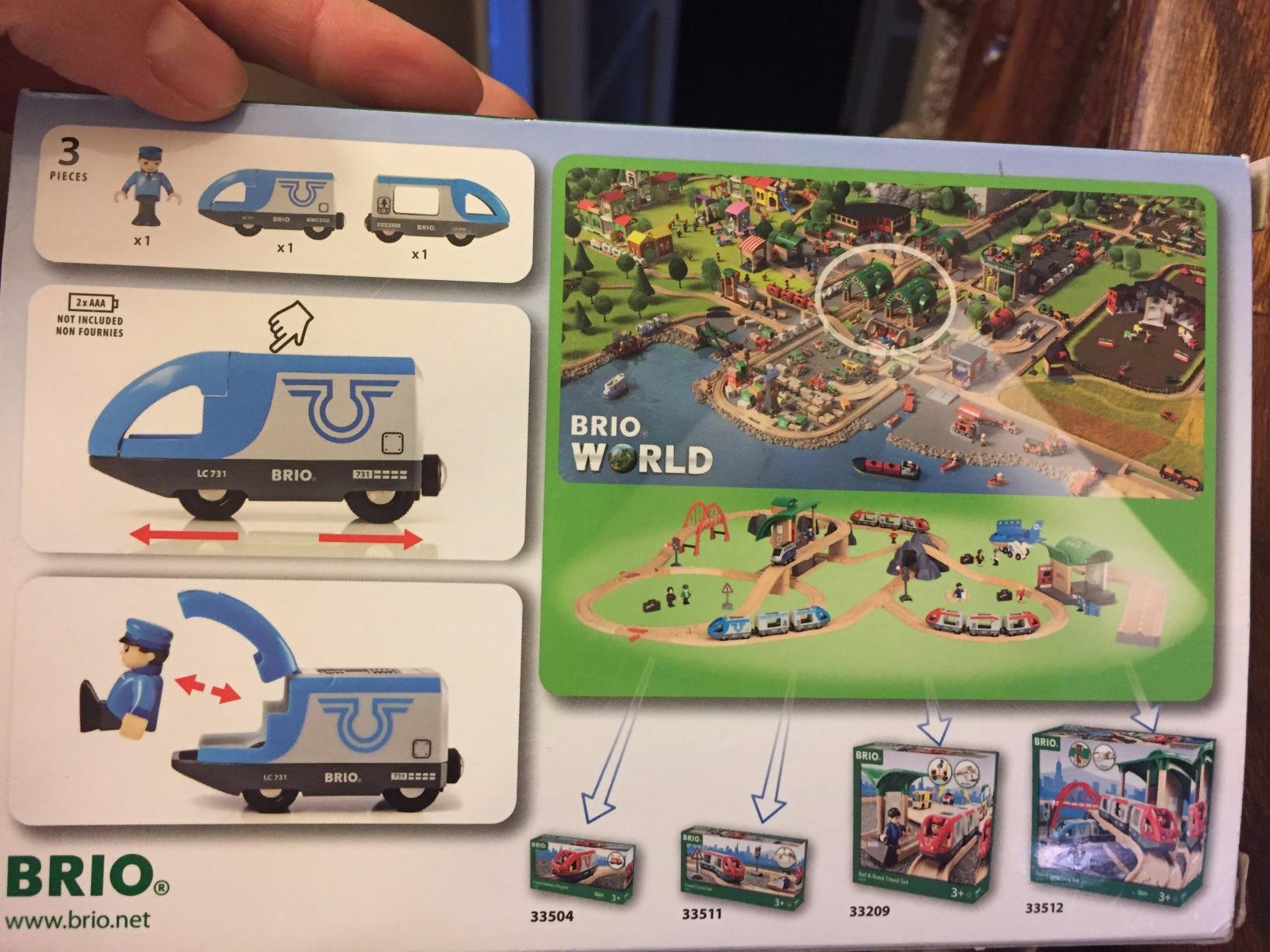 $5/mo - Finance BRIO World - 33506 Travel Battery Train | 3 Piece Train ...