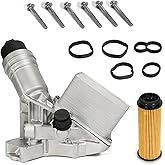 Amazon.com: 11428651710 Full Aluminum Engine Oil Filter Housing with ...