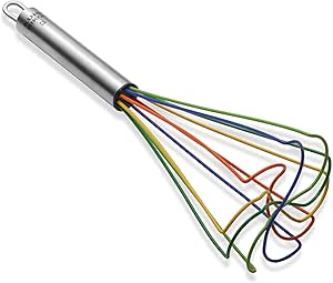 Amazon.com: Kuhn Rikon 10-Inch Silicone Tornado Whisk with Stainless ...