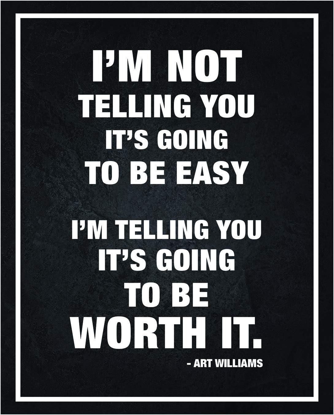 Amazon.com: I'm Not Telling You It's Going To Be Easy Art Williams ...