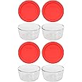 Amazon.com: Pyrex Simply Store 8-Piece Glass Food Storage Set (4 ...