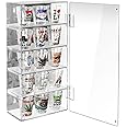 Amazon.com: Ikee Design Acrylic 5 Levels Mirrored Back Display Shelf ...