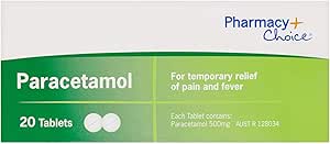 Pharmacy Choice Paracetamol 20 Tablets : Amazon.com.au: Health ...