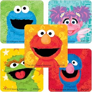 Amazon.com: Sesame Street ValueStickers - Prizes and Giveaways - 250 ...