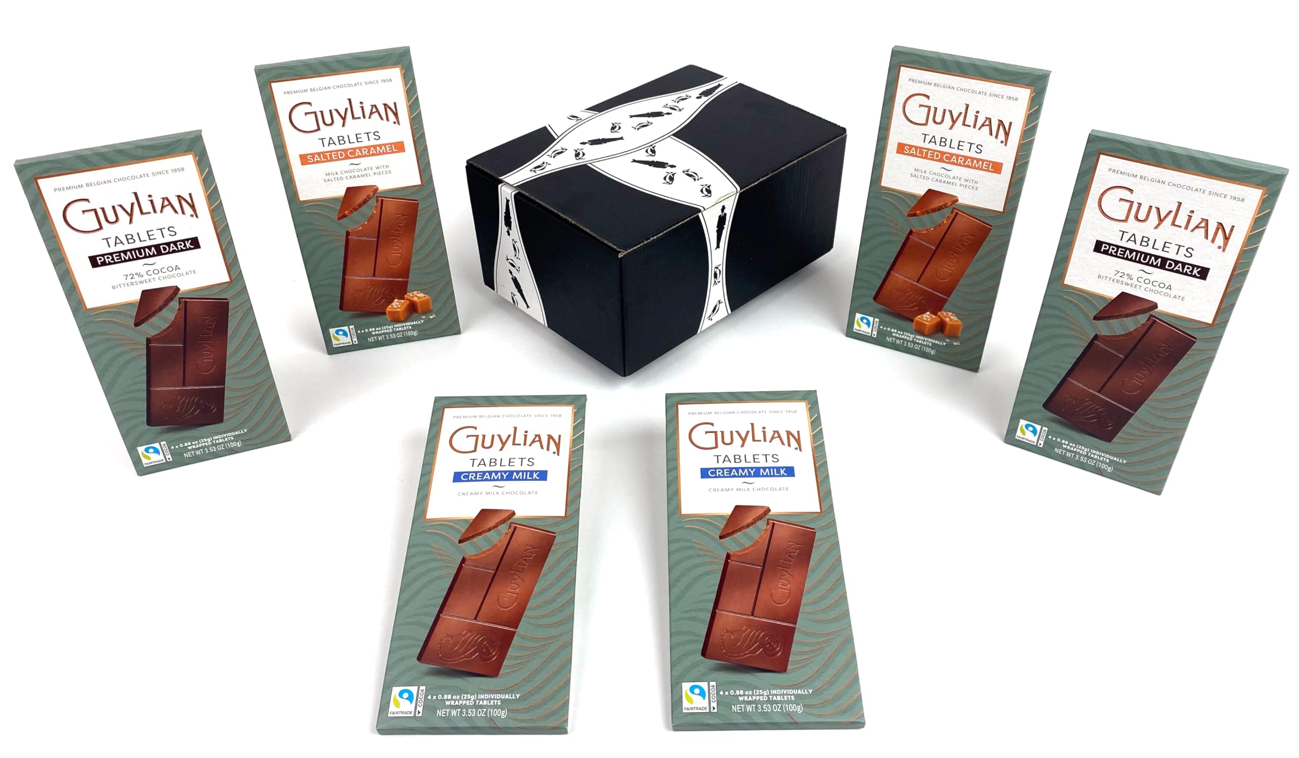 Mua GuyLian Individually Wrapped Belgian Chocolate Tablets 3-Flavor ...