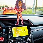 Amazon.com: Plasticolor DC Comics Wonder Woman Car Accessories - Wonder ...