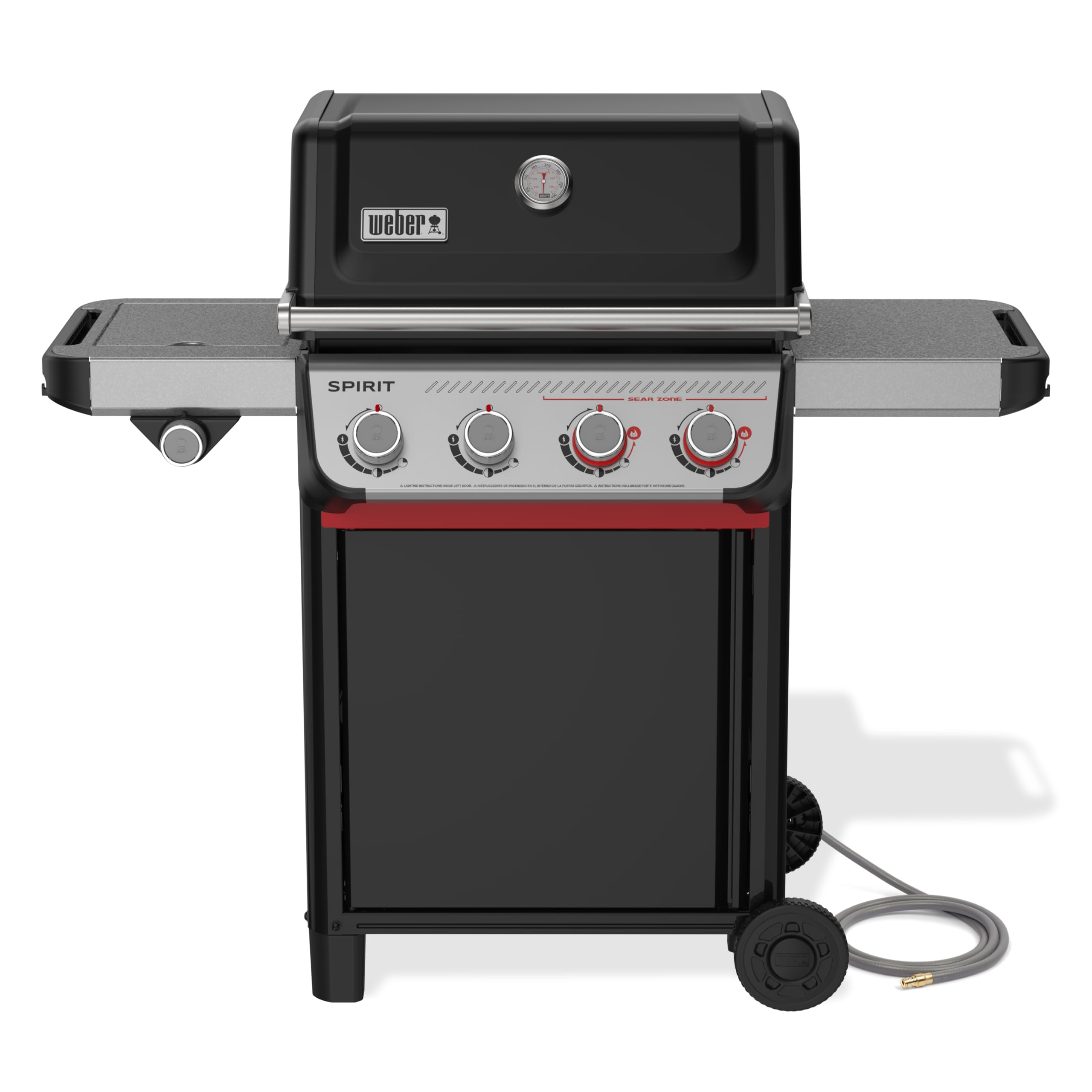 Weber SPIRIT 4-Burner Grill E-435 Natural Gas Black for sale | Delran ...