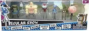 Amazon.com: Regular Show 2 inch Action Figure 7 Pack : Toys & Games