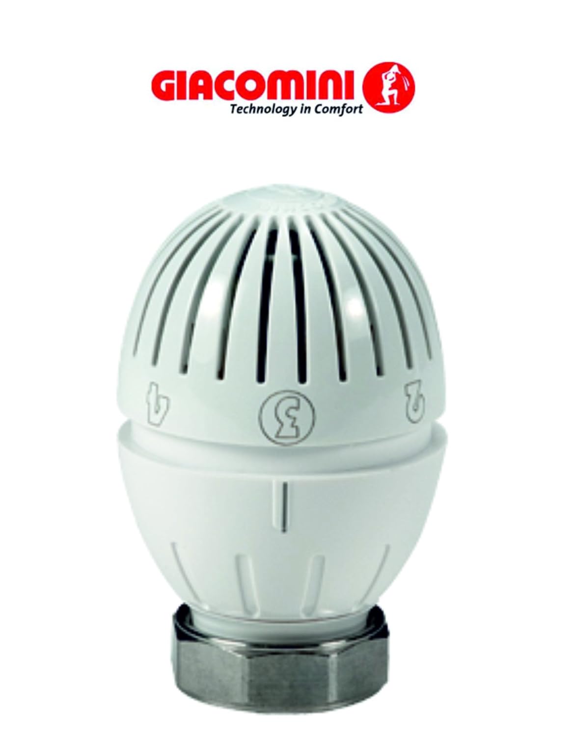 GIACOMINI R470HX Thermostatkopf, Gewinde 30x1,5 Heimeier kompatibel ...